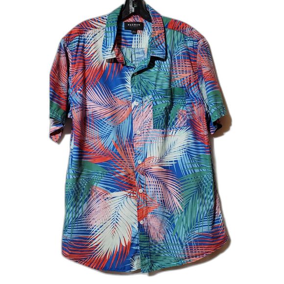 PacSun | Shirts | Pacsun Mens Hawaiian Button Front Shirt Size Large ...
